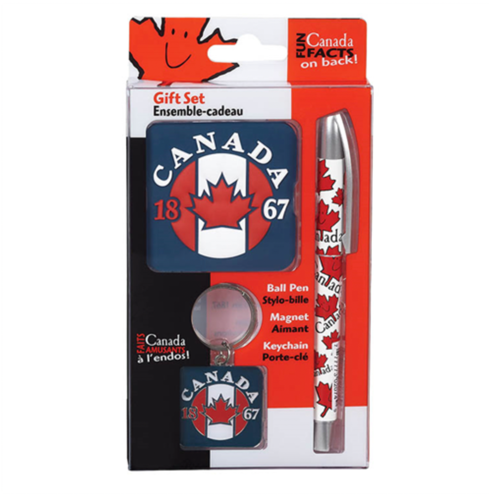 Canada Gift Set - Circle Flag – BIGGLE Souvenirs & Gift Shop