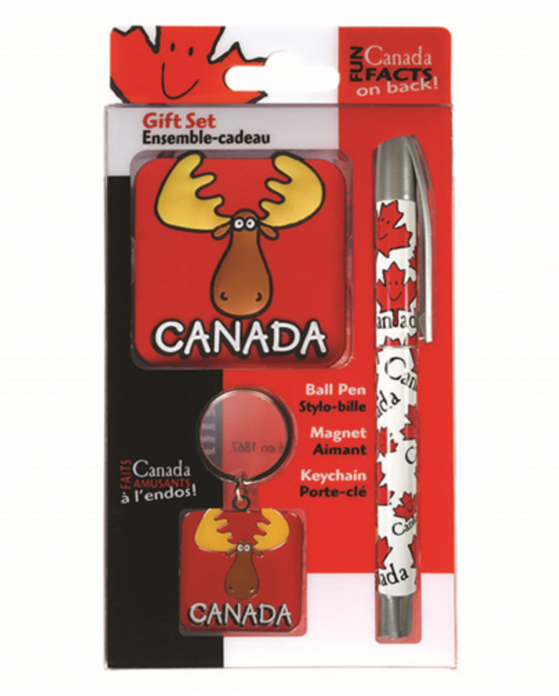 Canada Gift Set - Goofy Moose – BIGGLE Souvenirs & Gift Shop