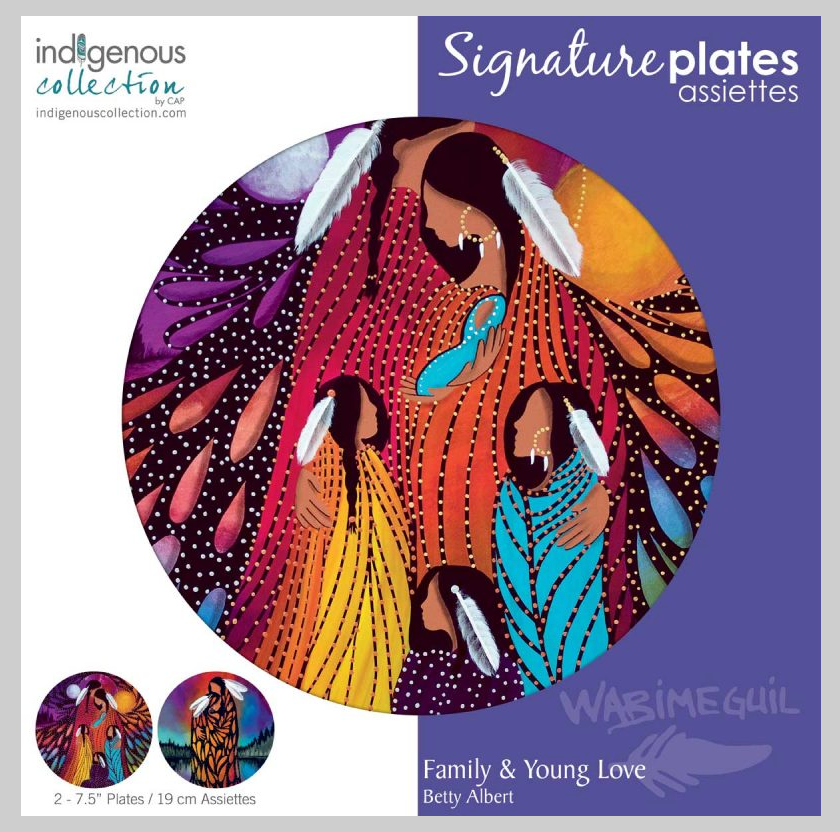 Indigenous Designed Plates Family – BIGGLE Souvenirs & Gift Shop