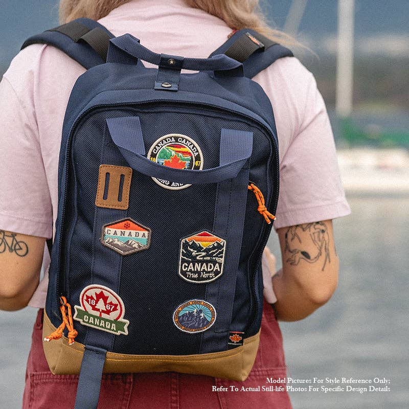 BANFF EVERYDAY BACKPACK: Navy – BIGGLE Souvenirs & Gift Shop