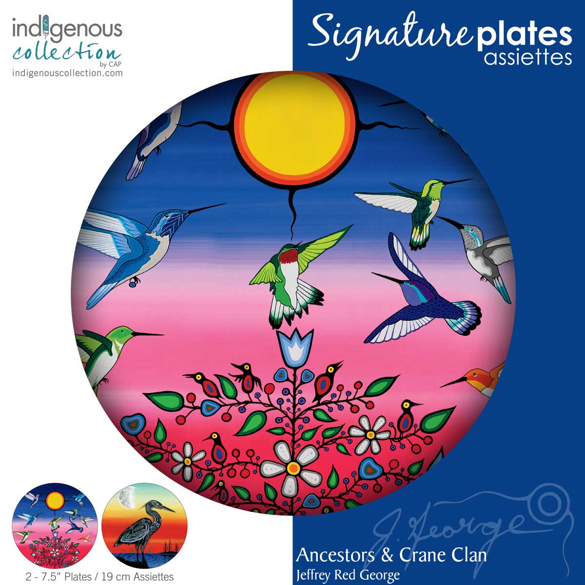 Indigenous Designed Plates Ancestors / Crane Clan – BIGGLE Souvenirs ...
